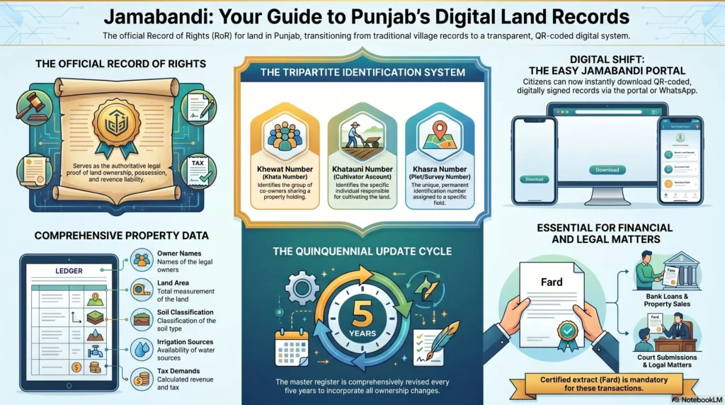 Check Jamabandi: Punjab Land Records in India
